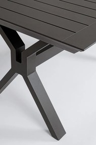 BIZZOTTO Rozkládací zahradní stůl KENYON 180x100 cm černý 0663236