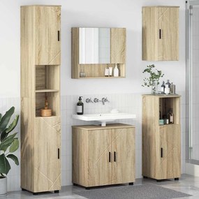 Sada koupelnového nábytku 5 ks Sonoma dub 61 x 35 x 64 cm 3392985