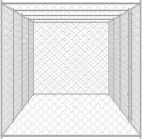 Klec pro psa Stříbrná 800 x 200 x 200 cm Pozinkovaná ocel 3368311