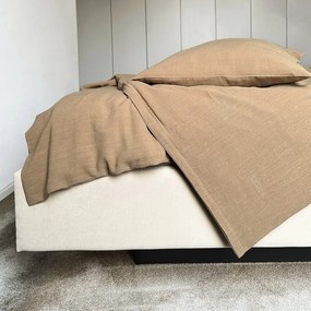 HEDDA Lněné povlečení Naira mustard rozměr: set 70 x 90 cm + 140 x 200 cm