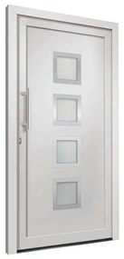 Vchodové dveře bílé 108 x 208 cm - Default Title