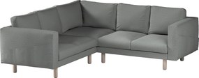 Potah na pohovku IKEA Norsborg rohová 4-místná barva modrá látka pletený vzor