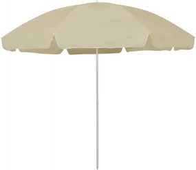 Plážový slunečník pískově žlutý 300 cm 314707