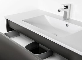 CEDERIKA - Amsterdam umyvadlová skříňka 2x šuplík barva světle šedá korpus korpus světle šedá šíře 60 CA.U2B.111.060