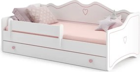 Postel s matracem EMKA Pink 160x80