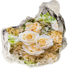 Wallmuralia Samolepící nálepka fototapeta Růže 75x75 cm