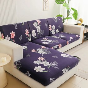 Elastický potah s barevným potiskem na velký sedadlový polštář a opěradlové polštáře pohovek či křesel Barva: 21, Rozměry: sedadlový polštář