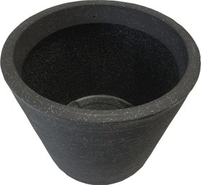 KETER - květináč Varese Low Planter, granite - šedý