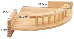 Nástěnný nábytek pro kočky Druh: corner shelf