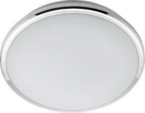 Sapho Sapho, SILVER stropní LED svítilna, průměr 29cm, 10W, 230V, 3000K/4000K/6500K, IP44, chrom, AU480
