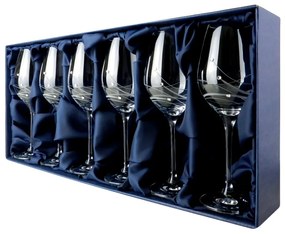 A-KRISTAL Classic - skleničky na víno se Swarovski® Elements | sada 6 sklenic