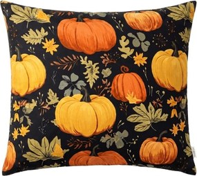 Povlak na polštář z mikrovlákna ORANGE PUMPKINS 45x45 cm, barevný