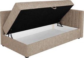 Válenda s úložným prostorem, 120x200, světle hnědá, LUIZA Kondela 0000420666