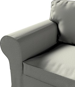 Potah na křeslo IKEA Ektorp barva šedá látka pletený vzor