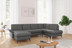 XXXLutz SEDACÍ SOUPRAVA, textil, tmavě šedá Sit & More - Sedací soupravy - 00014401619W
