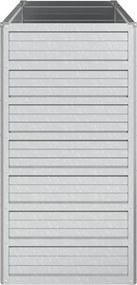 Zahradní vyvýšený záhon 100x40x77 cm pozinkovaná ocel stříbrný 316896