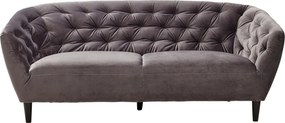 XXXLutz POHOVKA CHESTERFIELD, textil, tmavě šedá Ambia Home - Pohovky - 001749019302