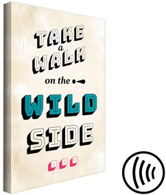 Obraz Take Walk on the Wild Side (1-dílný) vertikální