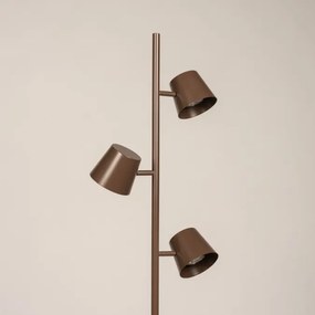 Stojací lampa Snap Fosca Brown Trio