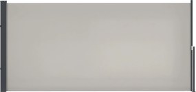 Útulný boční markýza Outsunny s možností tažení pro balkon, terasu a zahradu, šedá, 300 x 140 cm | Aosom