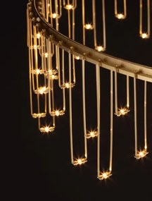 Luxusní lustr Stellar 100 zlatá