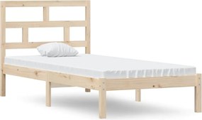 Rám postele 90 x 190 cm Single masivní dřevo 3101183