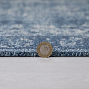 Flair Rugs, Běhoun Manhattan Antique Blue, 60x230, modrá, chodba / předsíň