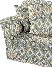 Potah na pohovku IKEA  Tomelilla 2-místná nerozkládací barva modrá látka pletený vzor, vzorované