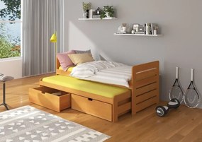 Postel dvojitá s matracemi TOMI 200x90