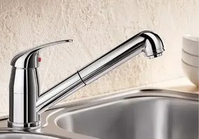 Blanco Daras S - Dřezová baterie s výsuvnou koncovkou chrom