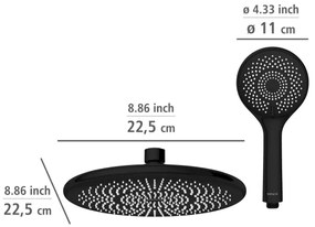 WENKO 25311100 - Sprchový set WATERSAVING SYSTEM 120 cm černá