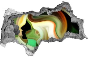 Wallmuralia Díra 3D fototapeta nálepka Abstrakce 95x73 cm