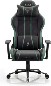 Látková herní židle černo-zelená Diablo X-One 2.0 Forest Green Normal