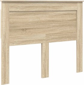 Rám postele s čelo Sonoma dub 120 x 200 cm Kompozitní dřevo 3410344