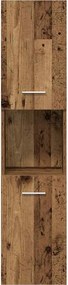 4dílná koupelnová sestava old wood kompozitní dřevo 3328595