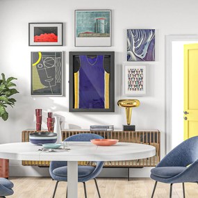 HOMCOM Rámová krabice T-frame na zobrazení dresu s akrylovými dvířky a vnitřním jemným podšívkou 71 x 6,5 x 89 cm Černá