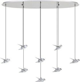 XXXLutz STROPNÍ ZÁVĚSNÉ LED SVÍTIDLO, 116/26/150 cm Eglo - Online Only svítidla - 003348254501