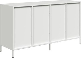 Příborník bílý 135 x 39 x 73,5 cm ocel válcovaná za studena 3307172