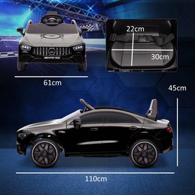 AIYAPLAY dětské elektrické autíčko 12V dětské autíčko s dálkovým ovládáním, hudba, elektrické vozidlo se světlem, připojení USB/MP3, funkce zpětného …
