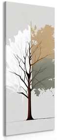 Obraz zajímavý minimalistický strom - 40x120