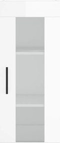 vidaXL Skříň highboard 34,5 x 34 x 180 cm kompozitní dřevo [3199515] Barva: Betonová šedá