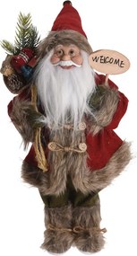 Santa Claus – červenohnědý 37 cm