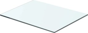 Policové desky 2 ks sklo čiré 40 x 25 cm 3051555
