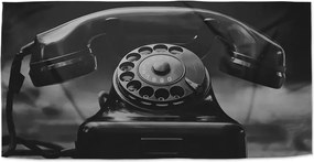 Sablio Ručník Starý telefon - 50x100 cm