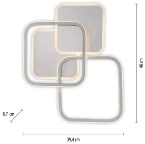 Leuchten Direkt 14117-55 - LED Stropní svítidlo LED/36W/230V matný chrom