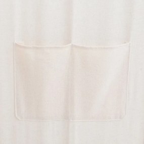 5dílný paraván krémový 200 x 170 x 4 cm textil 247106