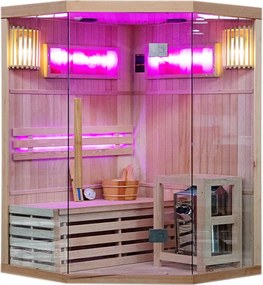 BPS-koupelny Finská sauna Relax 120x120, 1-2 osoby