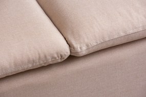 Hanah Home Rohová pohovka LUNGO krémová