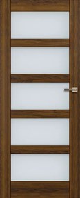 Interiérové dveře vasco doors BRAGA model 6 Průchozí rozměr: 70 x 197 cm, Orientace dveří: Levé dveře, Dekor: Dub stříbrný