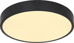 Moderní Led stropní svítidlo Lucena 28W černý matný 4000K 22cm Globo